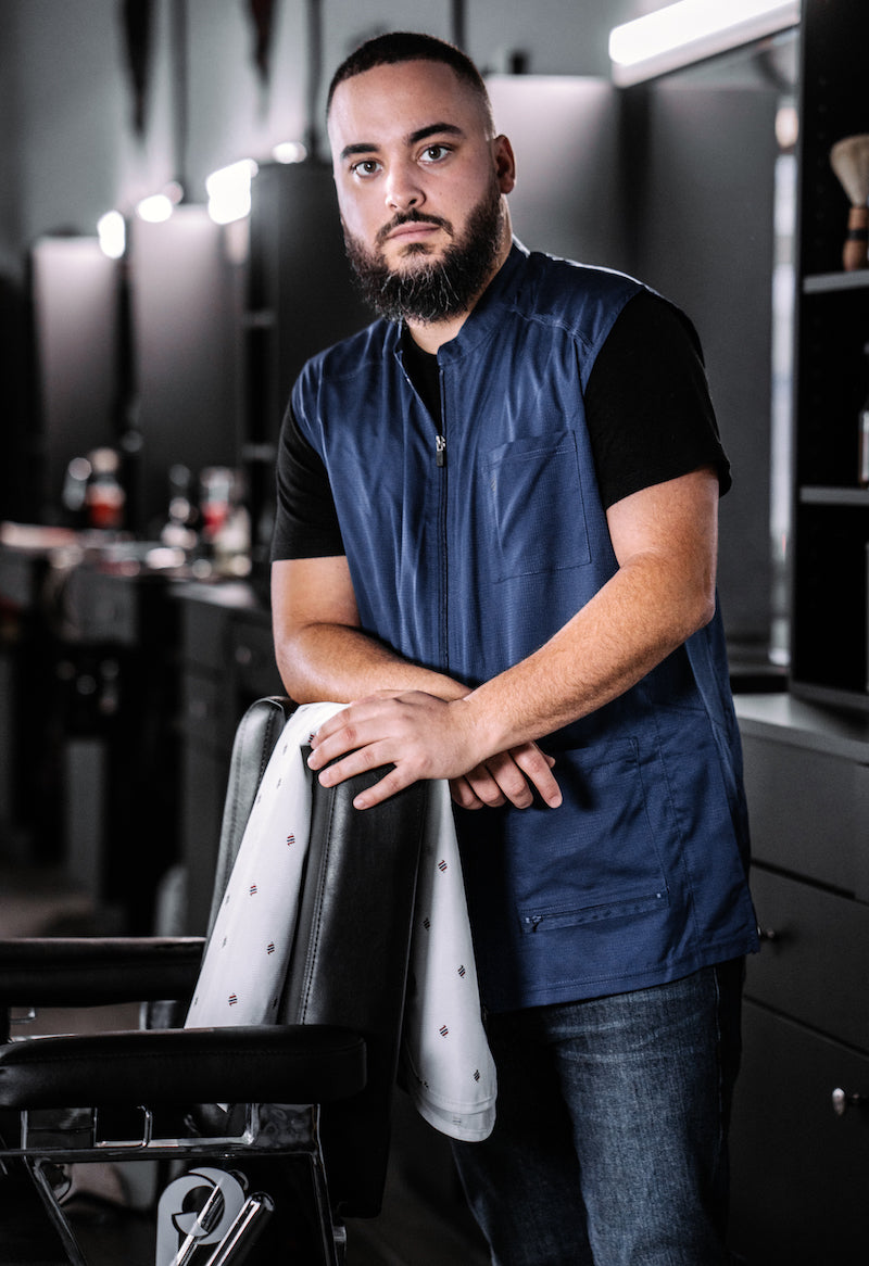 The Barber Vest | Barber Apparel – Barber Strong