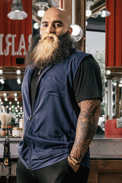 The Barber Vest | Barber Apparel – Barber Strong