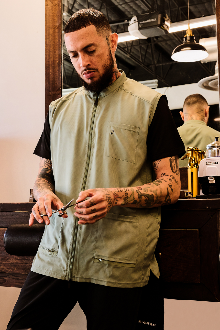 The Barber Vest | Barber Apparel – Barber Strong